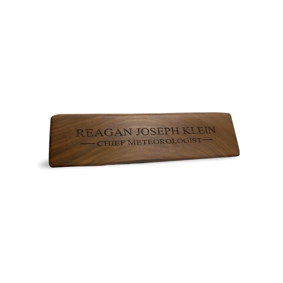 Hand Crafted | Office | Desk Name Plate Name Personalized Executive ...